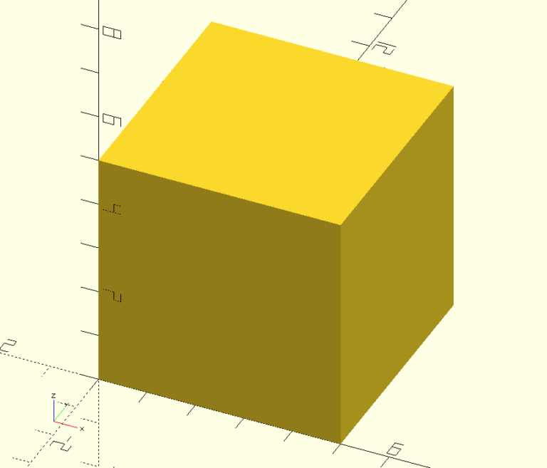 difference() – OpenSCAD