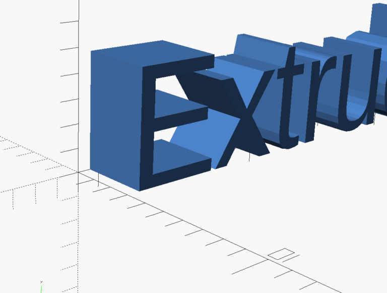 text() – text command tutorial – OpenSCAD